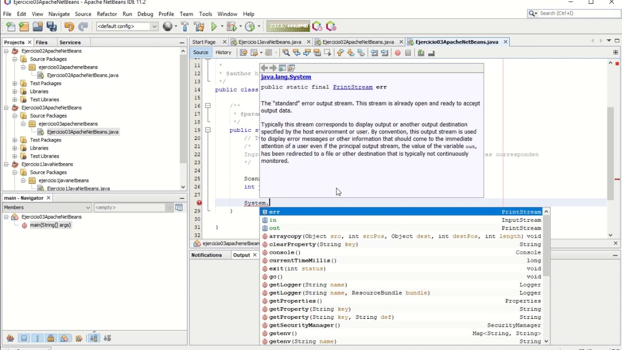 Ejercicio 03 Programación Visual En Java Apache Netbeans Youtube