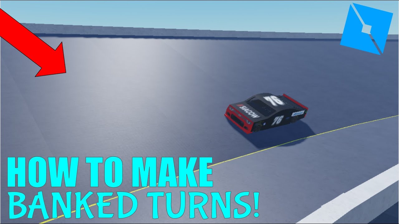 HOW TO MAKE BANKED TURNS IN ROBLOX! || Roblox Studio Tutorials - YouTube