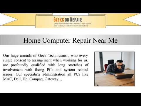 Local Computer Repair Near Me - Geeks On Repair - YouTube