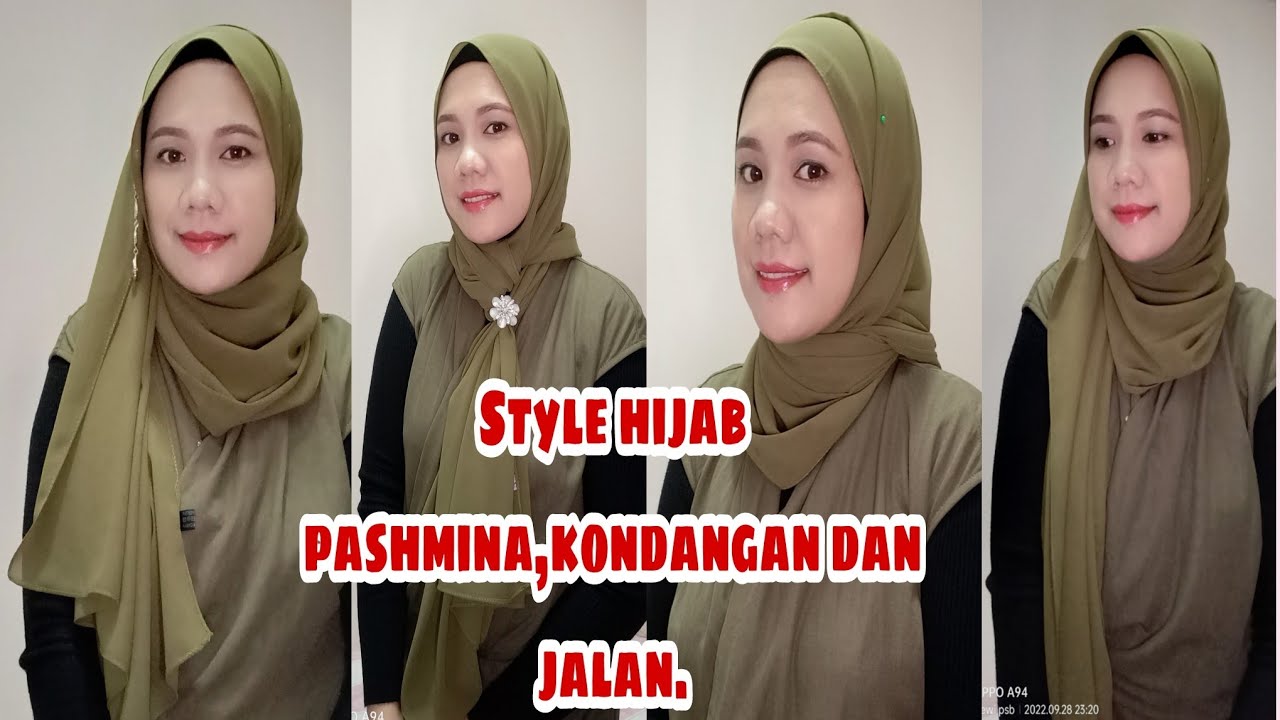 TUTORIAL HIJAB PASHMINA TERBARU SIMPLE & CANTIK,#tutorialhijab #hijab ...