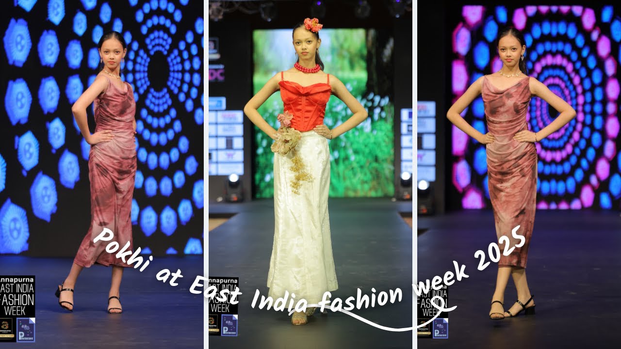 Pokhi's debut walk at East India Fashion Week 2025 - YouTube