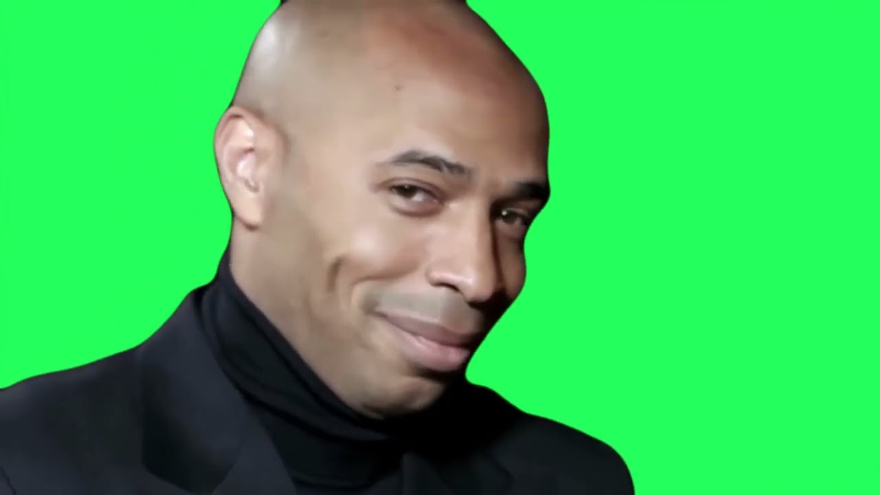 Thierry Henry smile (4K Green Screen 60fps) - YouTube