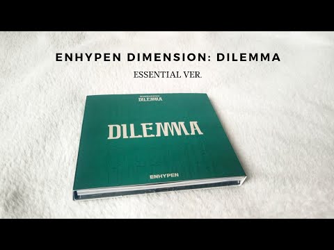 Unboxing Enhypen (엔하이픈) 1st Studio Album Dimension: Dilemma (Essential Ver.)