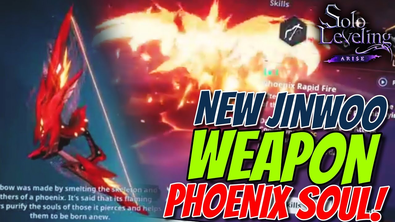 New Sung Jinwoo Fire Weapon : Phoenix Soul Coming With Global! Solo ...