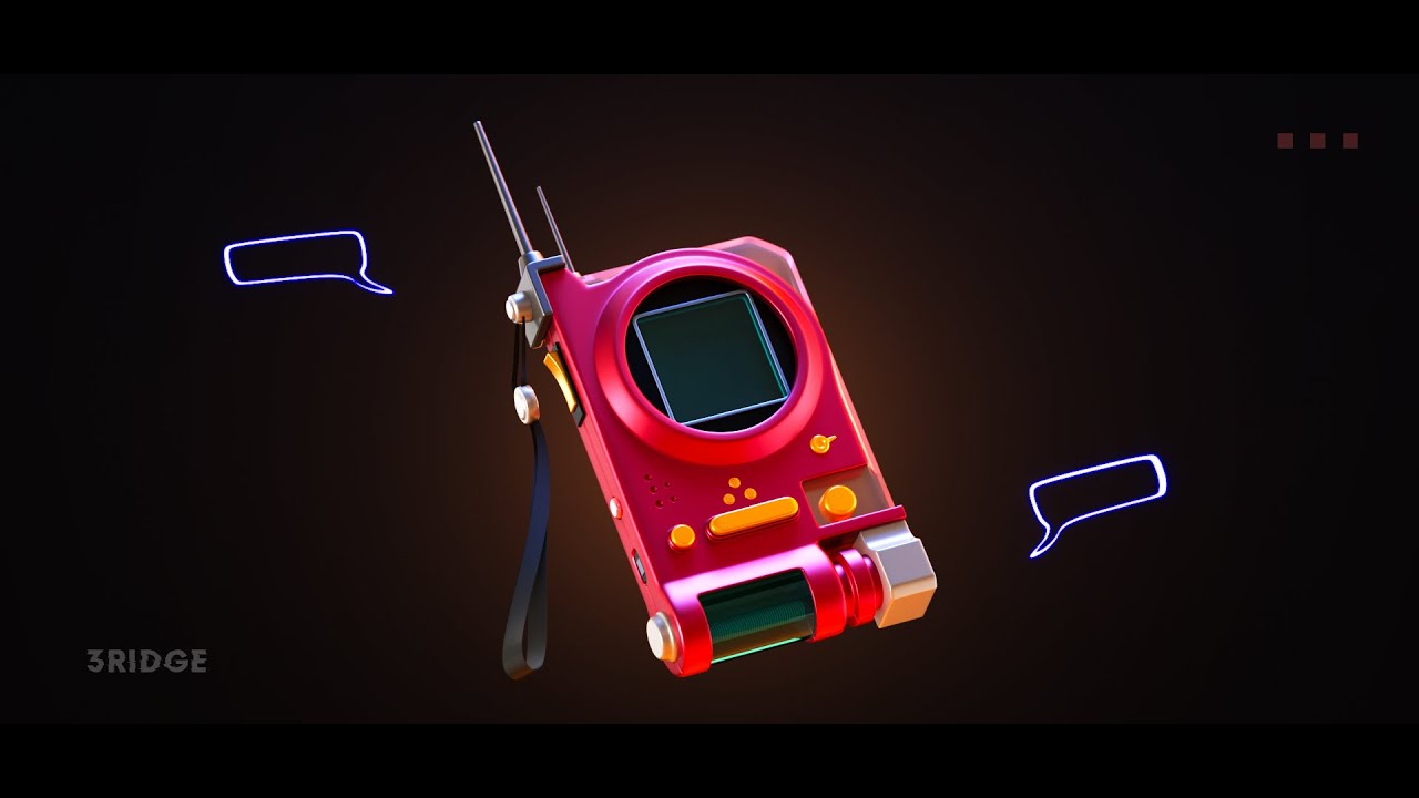 Hard surface modeling | Conceptual Gadget | Day 22 | 75 hard challenge ...