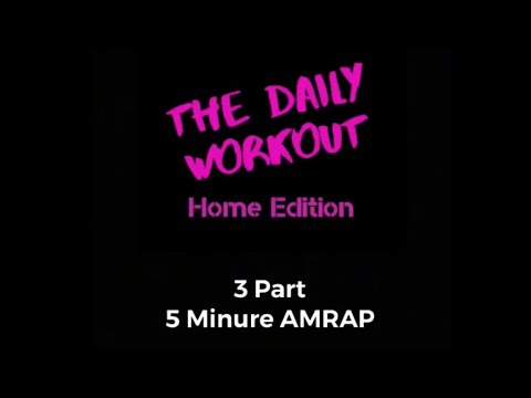 3 x 5 Minute AMRAP - YouTube