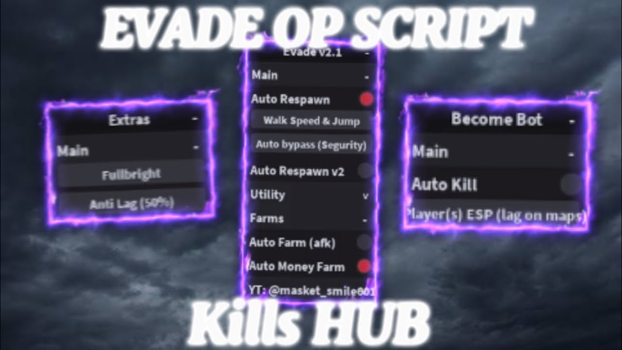 Roblox Evade Script Updated (Kills Hub)!! - YouTube