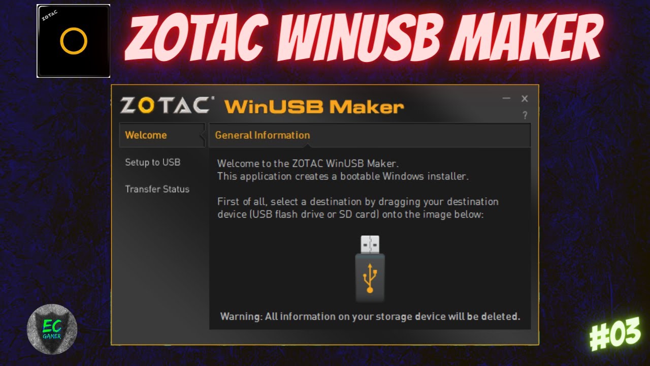 #02 - 📀Zotac WinUSB Maker - YouTube