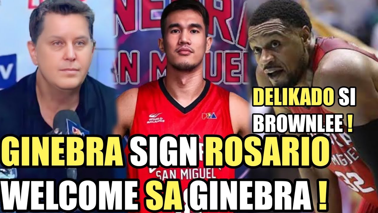 GINEBRA SIGN FREE AGENT TROY ROSARIO | WELCOME SA GINEBRA | BROWNLEE ...