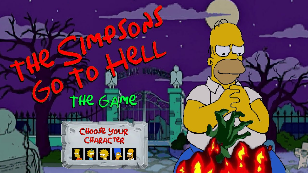 The Simpsons Go To Hell Game - YouTube