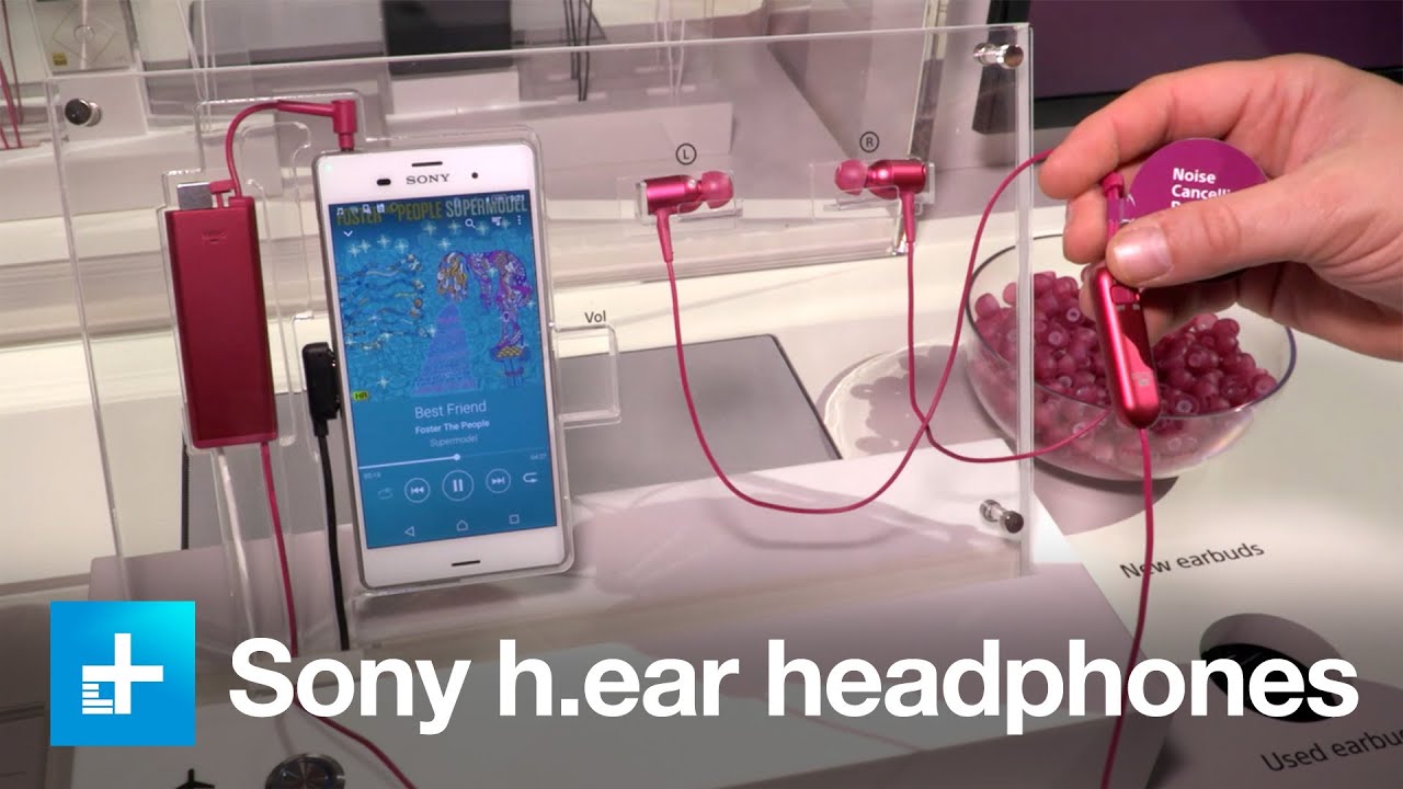 Sony debuts new 'h.ear in' and 'h.ear on' headphones at IFA 2015 - YouTube