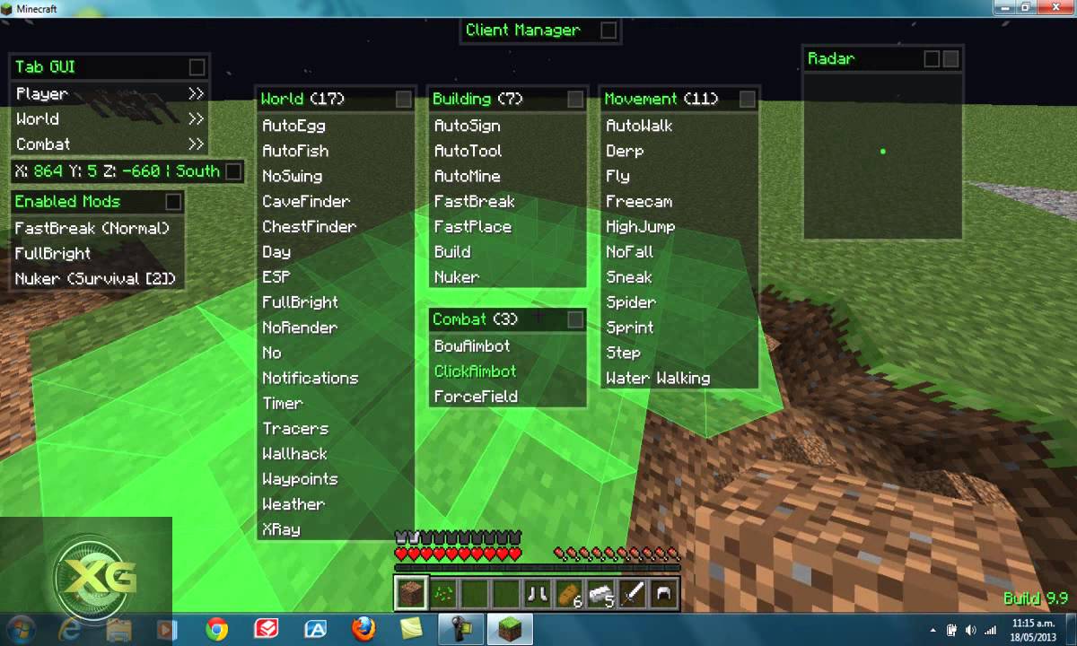 How to fix nodus select a version screen on minecraft hack launcher ...