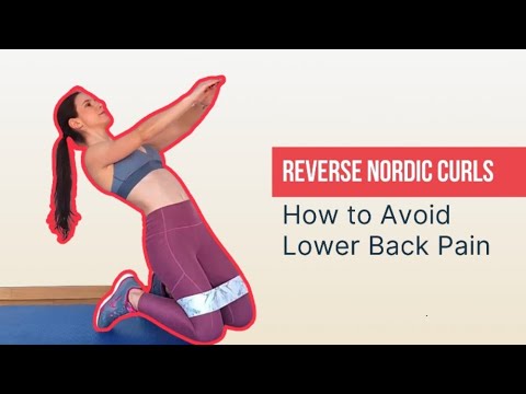 Reverse Nordic Curls: How to Avoid Lower Back Pain. #BACK2BASICS # ...