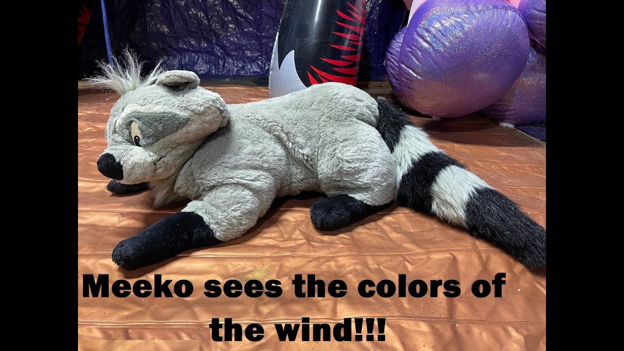 Rip and Destroy Plush Disney Mattel Meeko Pocahantas Stuffed Animal ...