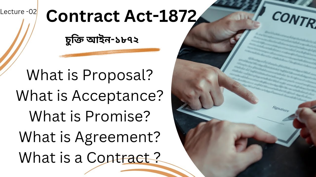 Proposal| Acceptance| Promise| Agreement| Contract - YouTube
