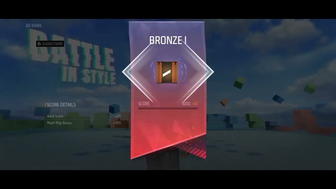 Free fire BRONZE 1 part 1 - YouTube