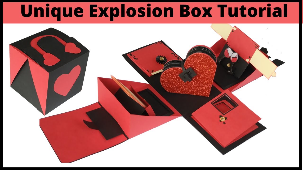 DIY- How to make Explosion box | Handmade Explosion box tutorial ...