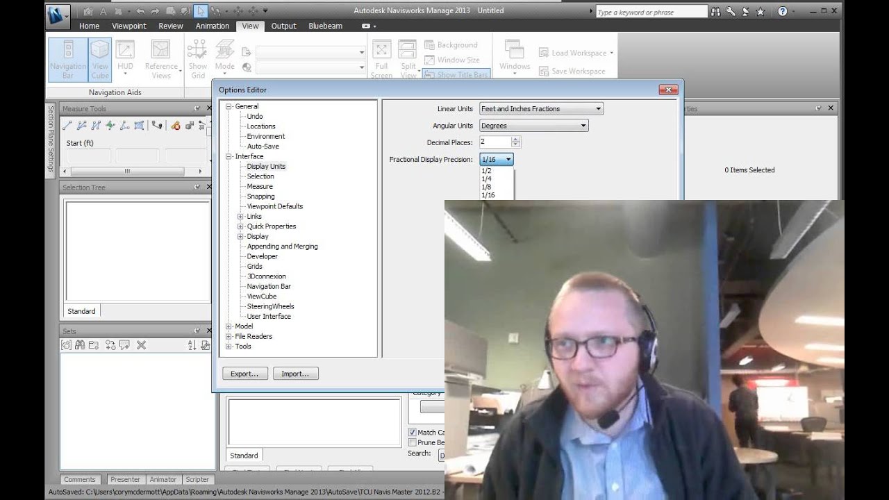 Navisworks Training- Basic Options and Window Management - YouTube