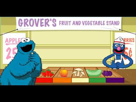 Elmo's | Game For Kids | Color Me Hungry - YouTube
