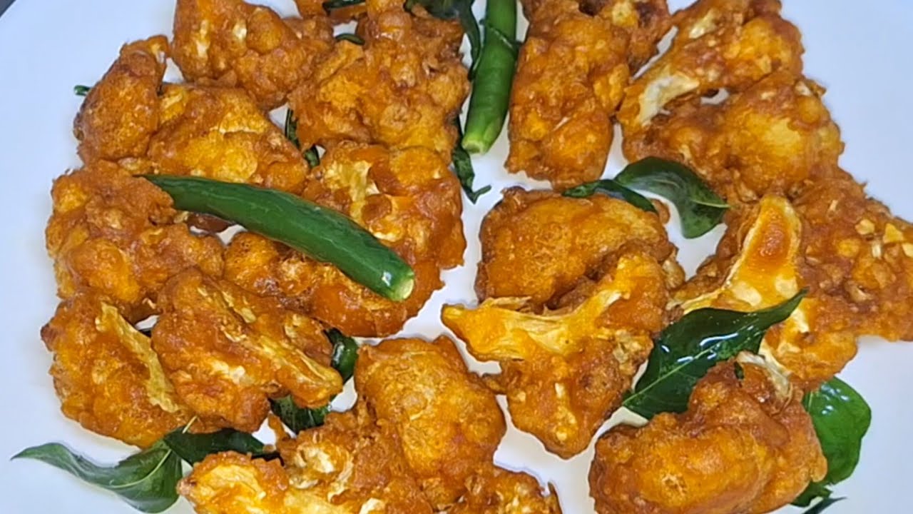 Crispy and Tasty Cauliflower 65 Recipe || Roadside Cauliflower 65 ...