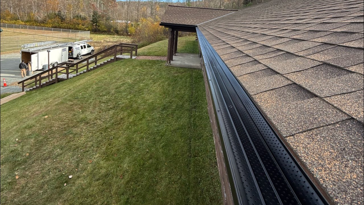 194’ Gutters , Downspouts, gutter guards one day installation. #usa ...