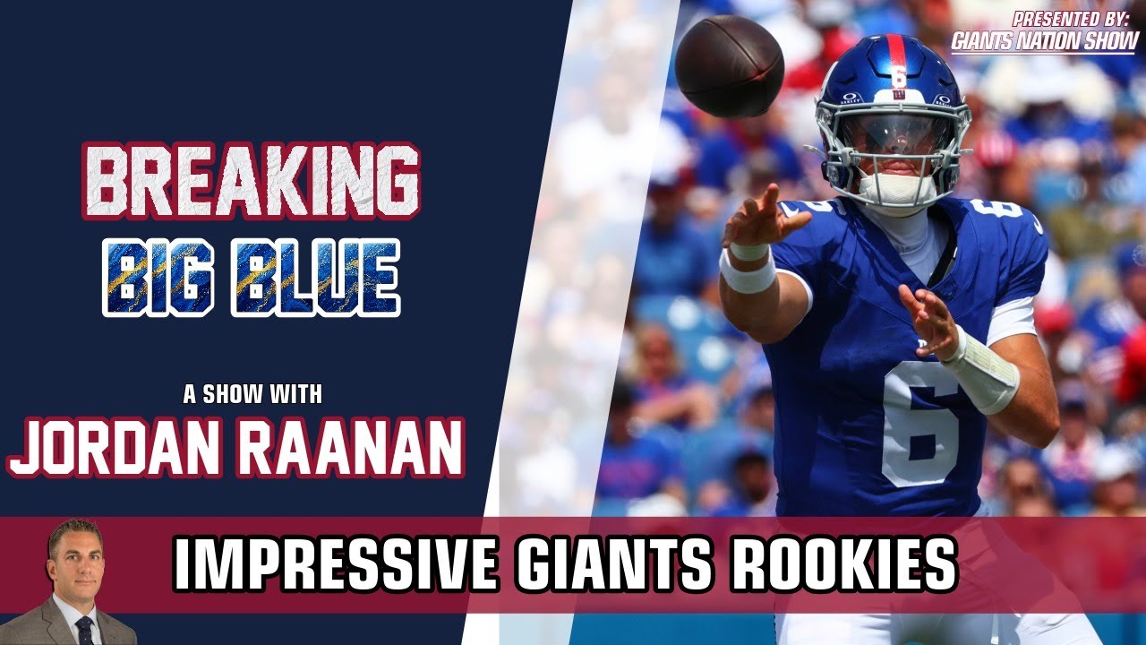 Impressive Giants Rookies | Breaking Big Blue w/ Jordan Raanan - YouTube