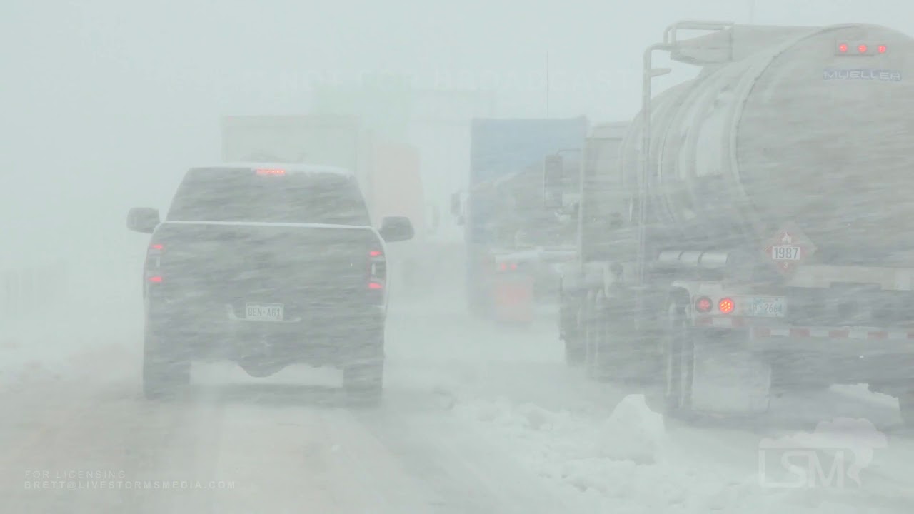 03/19/2020 Denver, Colorado Blizzard/Crashes/Traffic Backups/Blinding ...