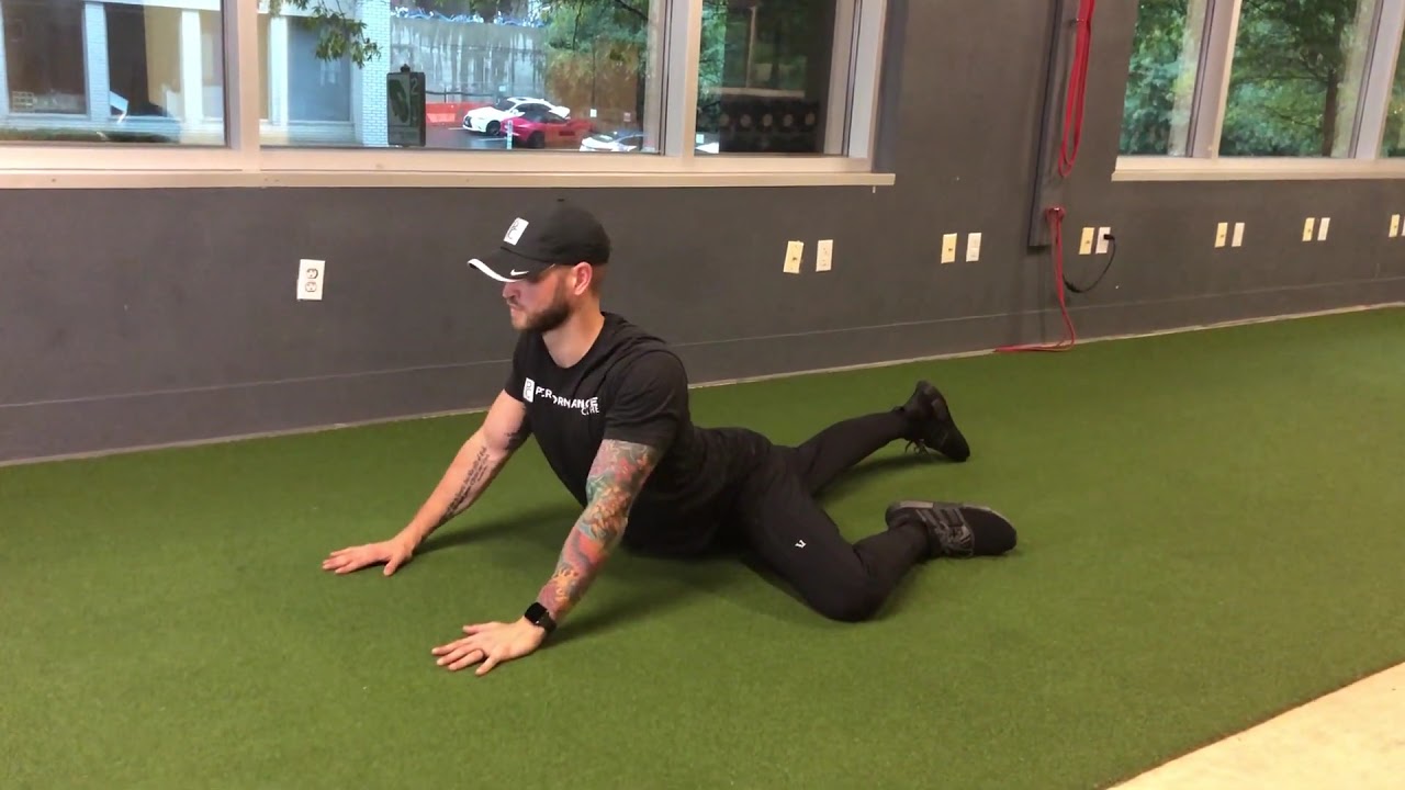 Asymmetrical Prone Press-Ups (Roadkill) - YouTube