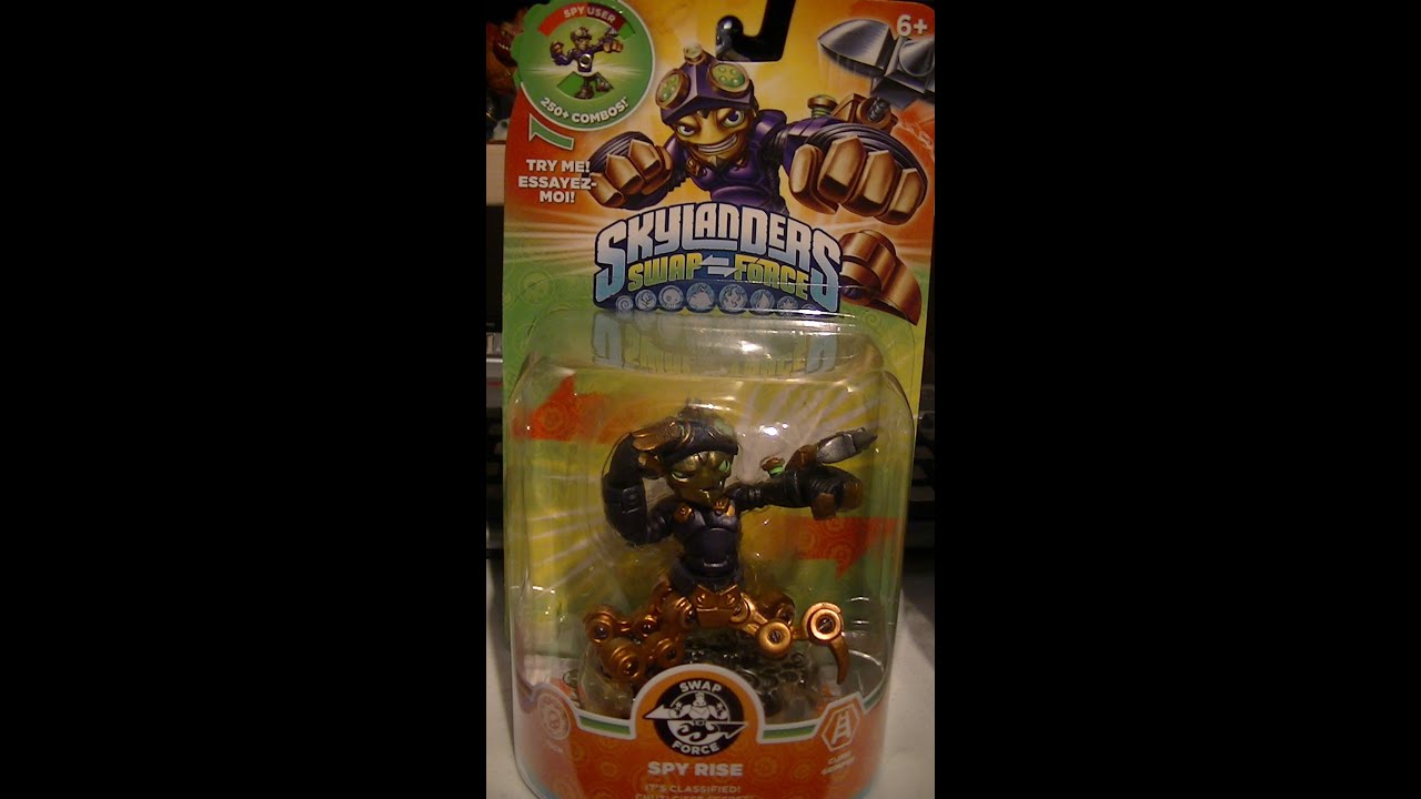 SKYLANDERS SWAP FORCE SPY RISE UNBOXING - YouTube