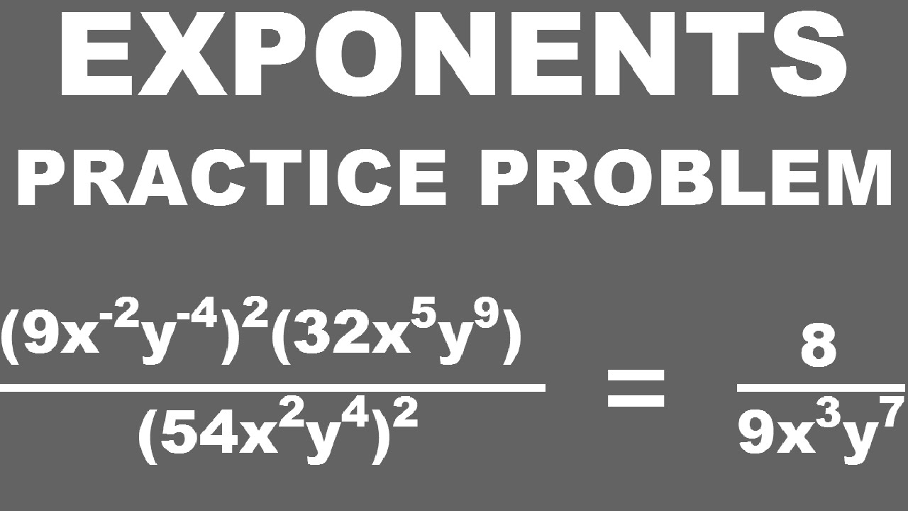 Exponents Simplification Practice Problem 01 YouTube exponents-simplification-practice-problem-01-youtube