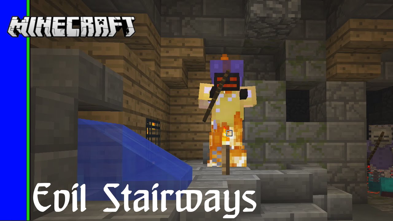 Modded Minecraft - Evil Stairways - Episode 34 - YouTube