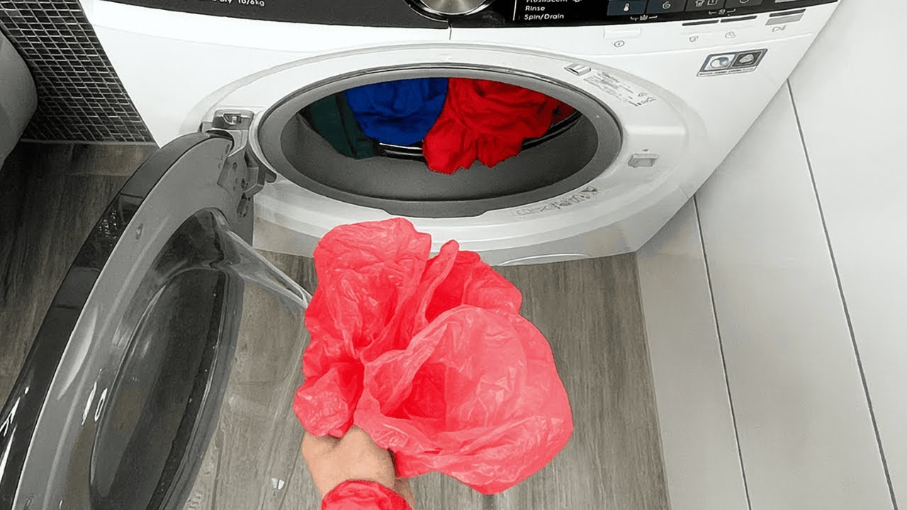 Throw a Plastic Bag in the Washing Machine. Your Clothes Will Look Like ...