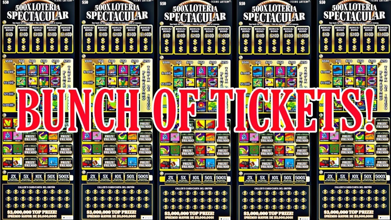 SO MANY $50 LOTERIA TICKETS! Texas Lottery scratch off tickets ...
