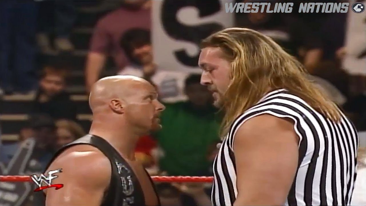 Stone Cold vs Mankind As Big Show Special Guest Referee - YouTube