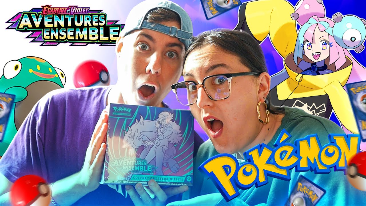 ON OUVRE UNE ETB AVENTURE ENSEMBLE POKEMON ! - YouTube