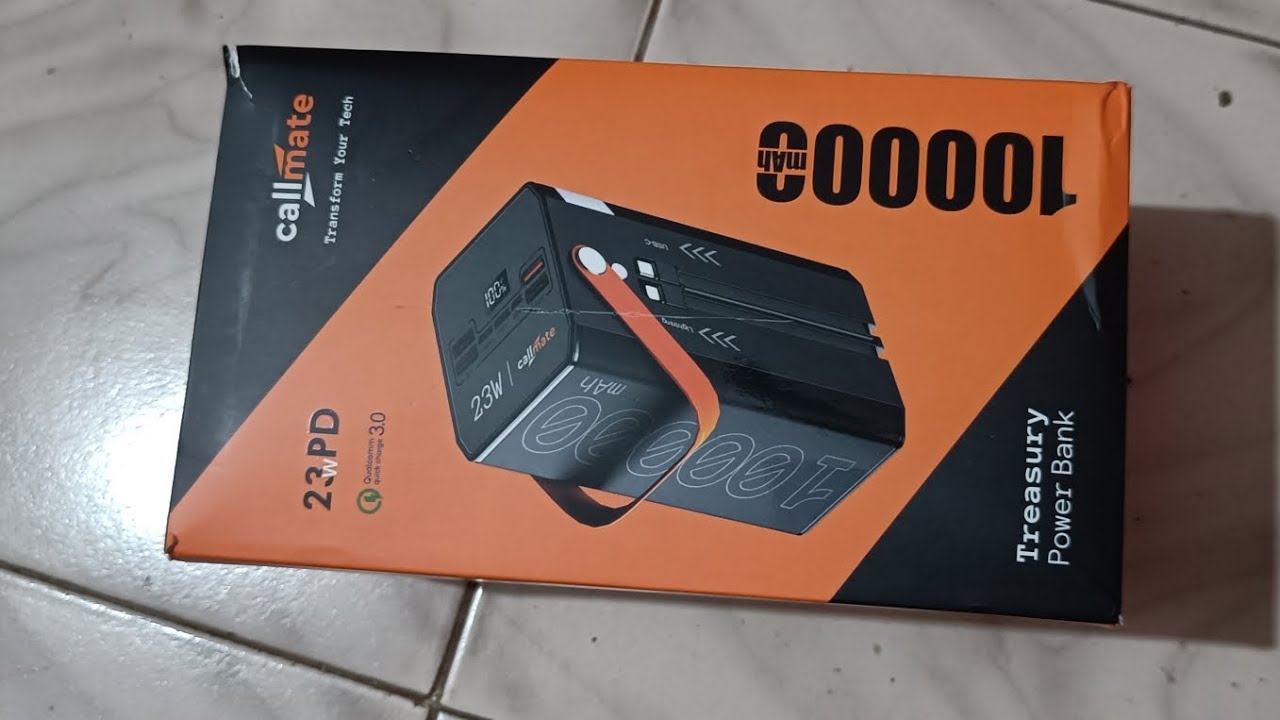 Callmate 100000 Mah 23 W Power Bank UNBOXING 🙀 - YouTube