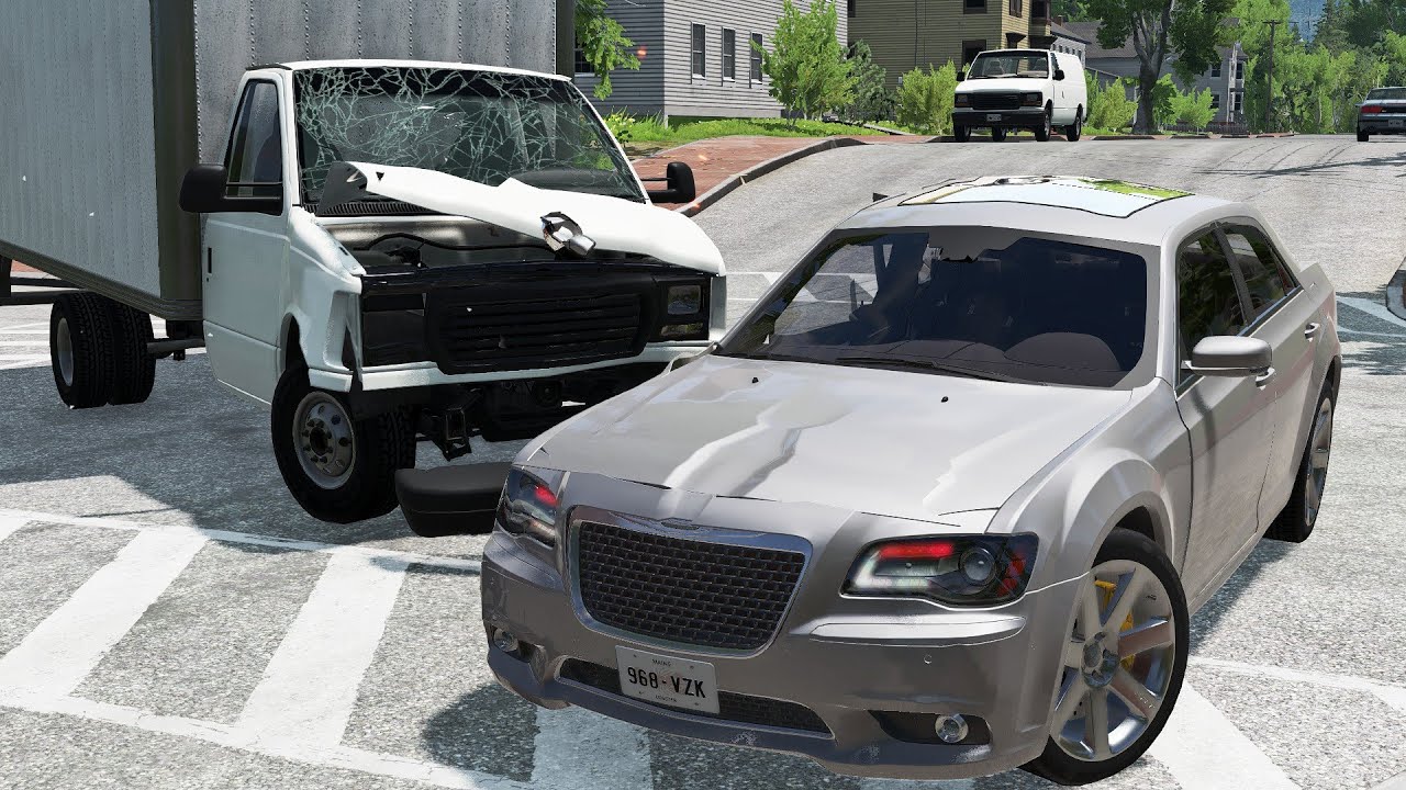 BeamNG.Drive [#273] - Realistic Crossroads & Intersection Crashes - YouTube