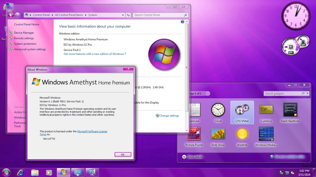 Windows Amethyst M2 Is Completed! - YouTube