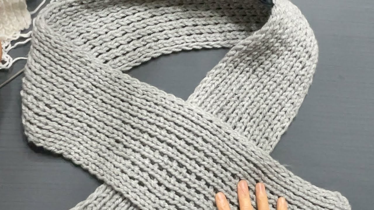 Super Easy Stitch Pattern for Beginners, Useful for Many Knitting ...