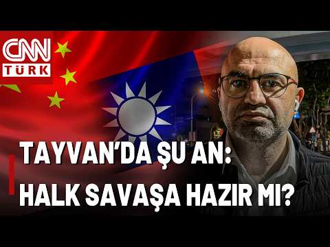 CNN TÜRK Çin'in Hedefindeki Topraklarda! Tayvan Halkı Savaşa Hazır Mı?