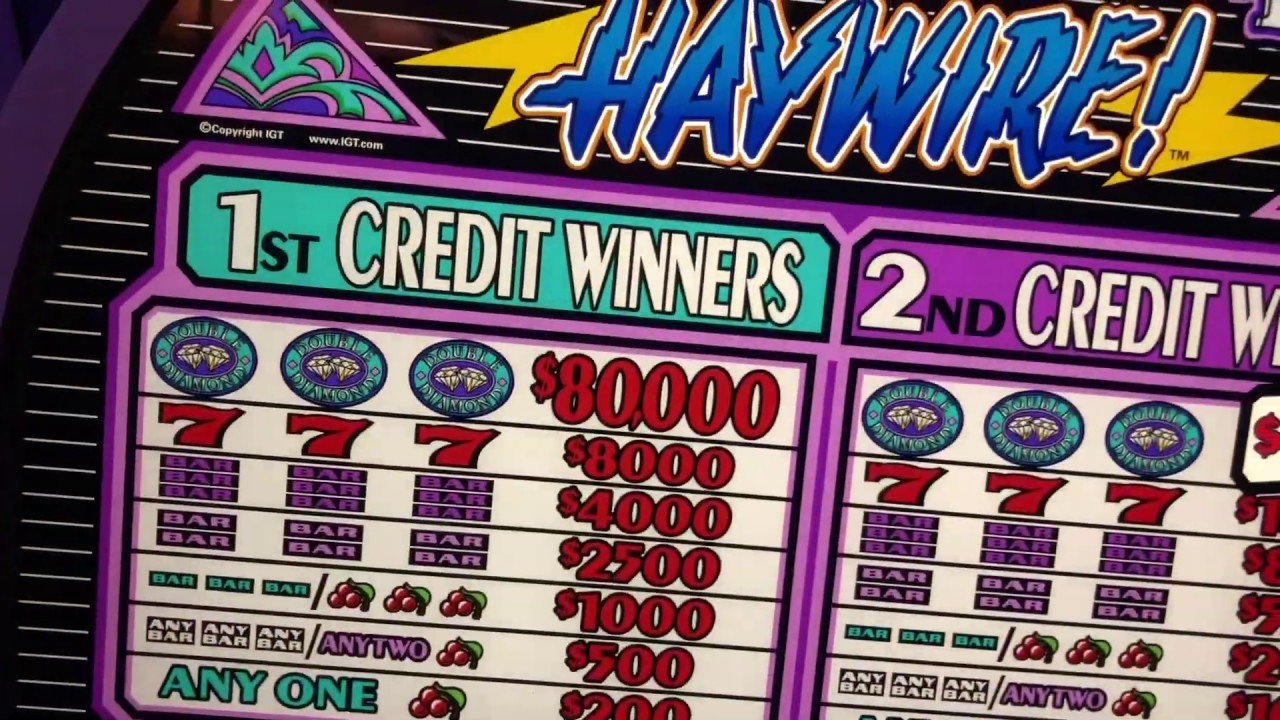 High Limit *$100 Haywire* *$25&$20 Double Diamond Deluxe*, Triple ...