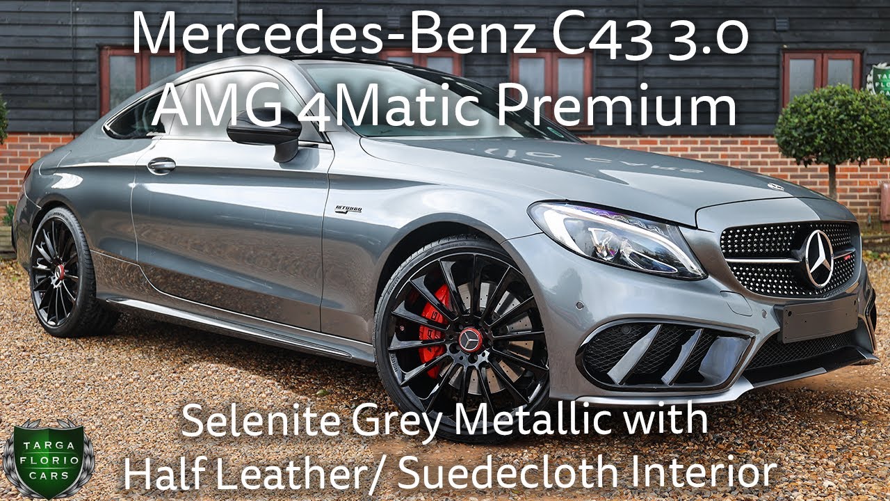 [4K] Mercedes-Benz C43 3.0 AMG 4Matic Premium registered January 2018 ...