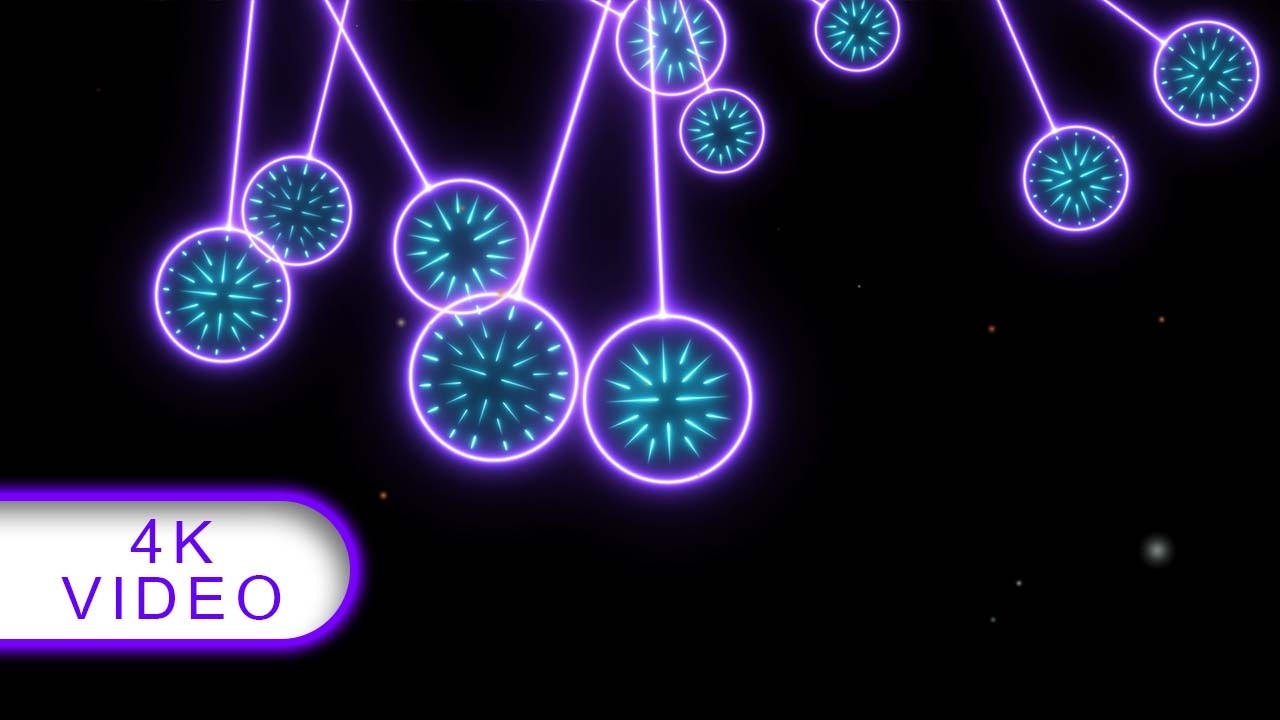 4K Neon Pendulum Screensaver Video | 4K Ultra HD Screensaver Video For ...