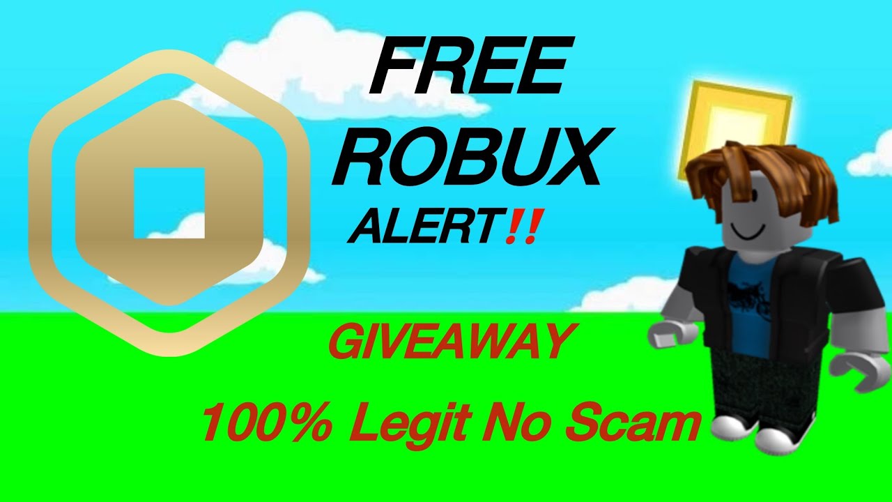 Free Robux…. 100% Legit No Scam (Giveaway) - YouTube