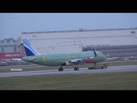 Unpainted Airbus A320neo MSN 8688 (F-WWBE) Indigo Airlines VT-IZN ...