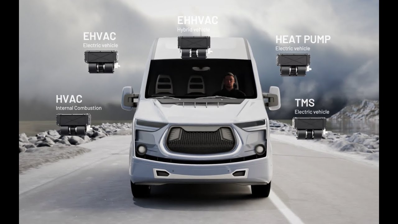 E-mobility 를 위한 Eberspaecher 제품 (HVAC, EHVAC, EHHVAC, Heat pump, TMS ...