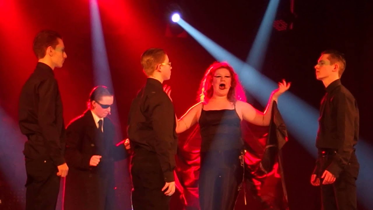 Hazelwick School "We Will Rock You" February 2015 clip 1 - YouTube