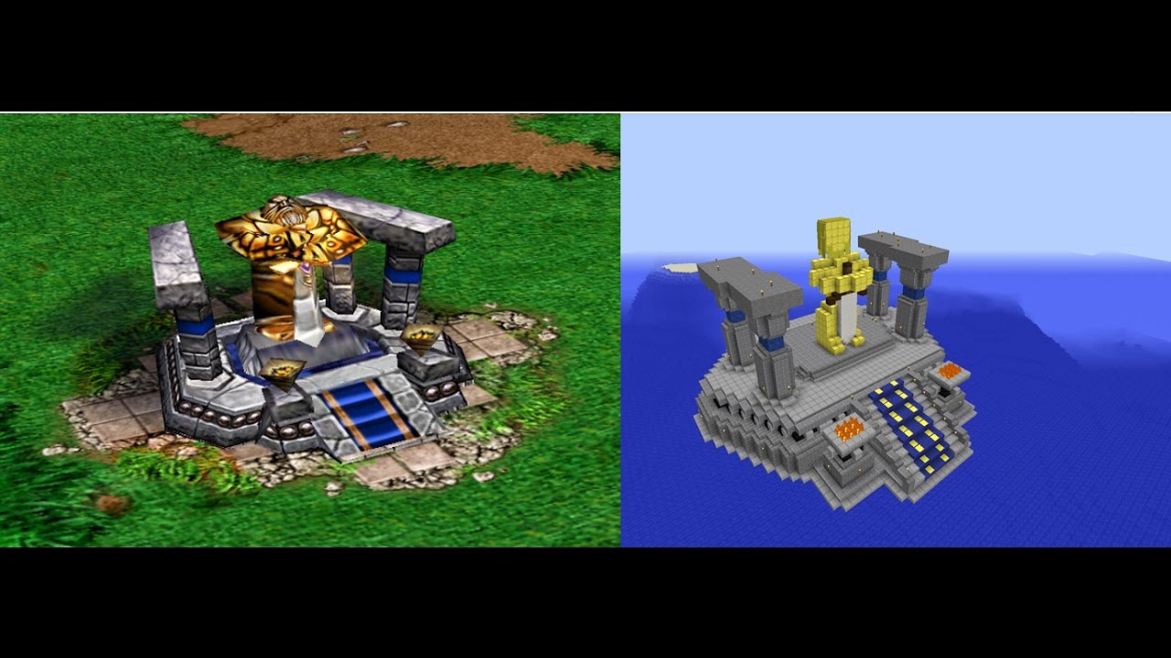 Bulding a warcraft 3 base in minecraft survival part 4 - YouTube