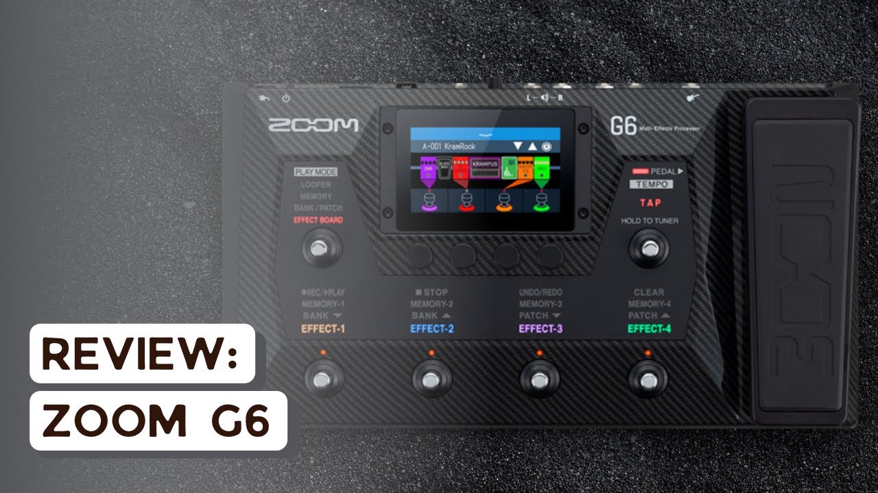 REVIEW ZOOM G6 YouTube review-zoom-g6-youtube