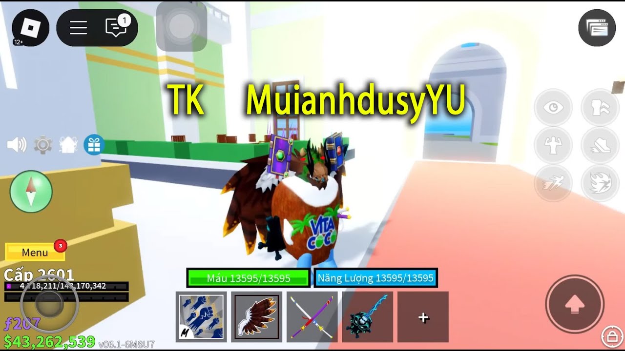 Tặng acc blox fruits có trái dragon prenium, trái leopard, mochi v2 và ...